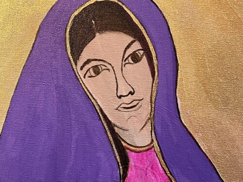 In the presence of Our Lady of Guadalupe…